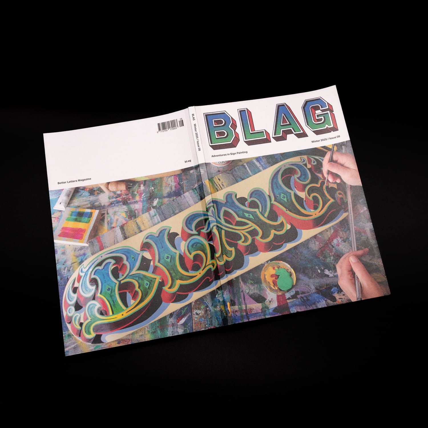 What's Inside Issue 08 of BLAG (Better Letters Magazine?