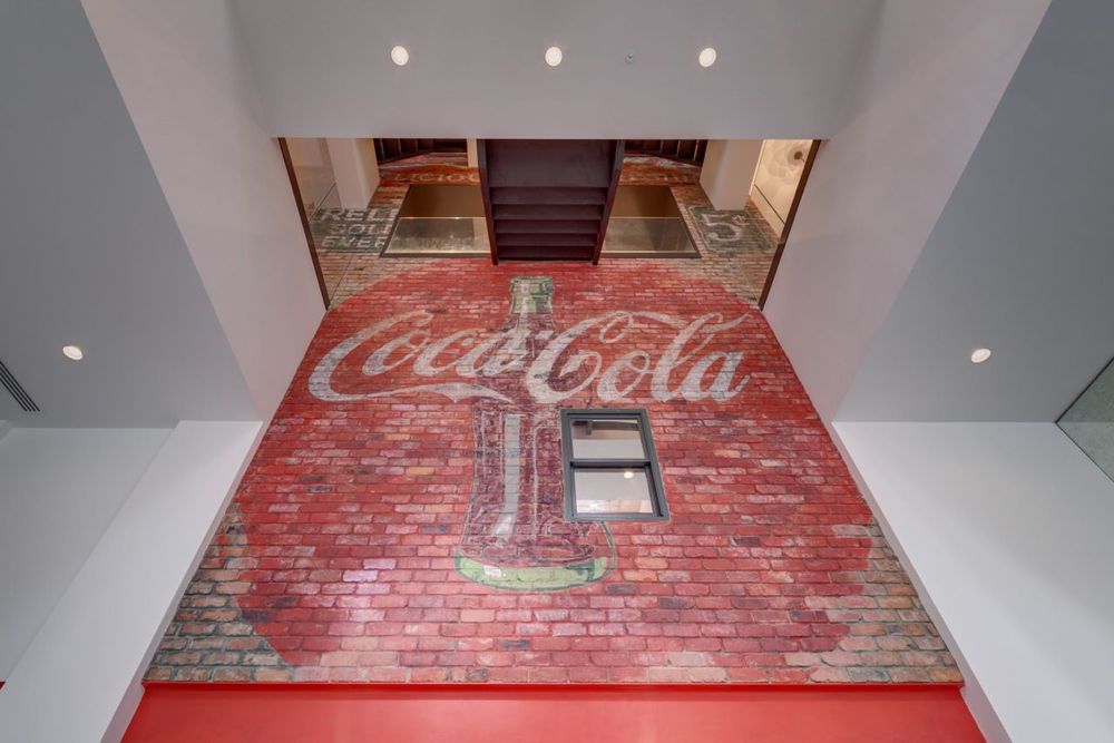 'Faux' Ghost Signs for Coca-Cola HQ in London