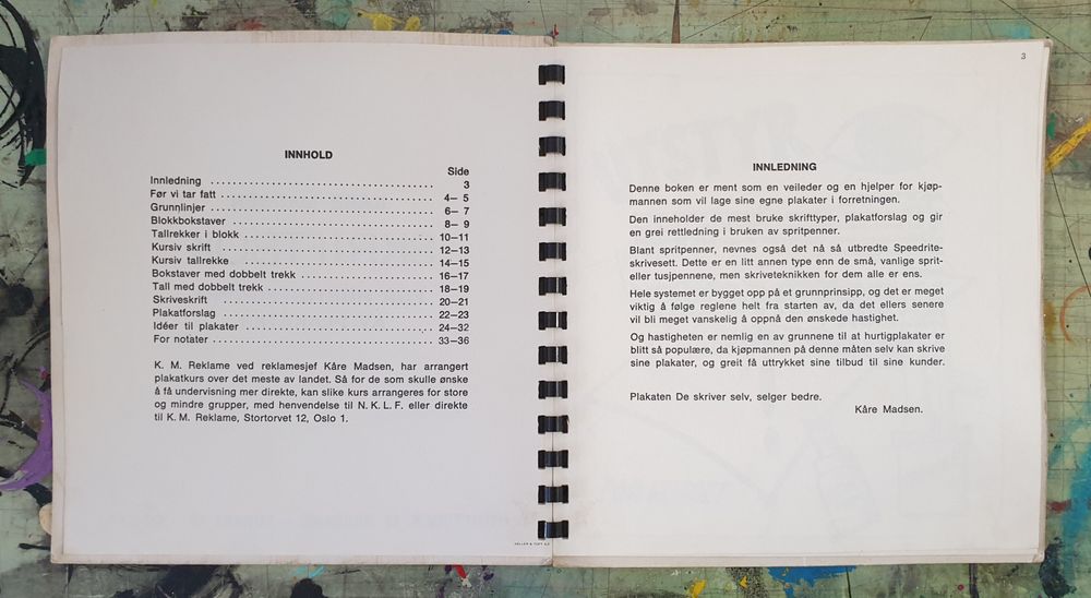 An Introduction to Quick Showcard Lettering, Norwegian Style