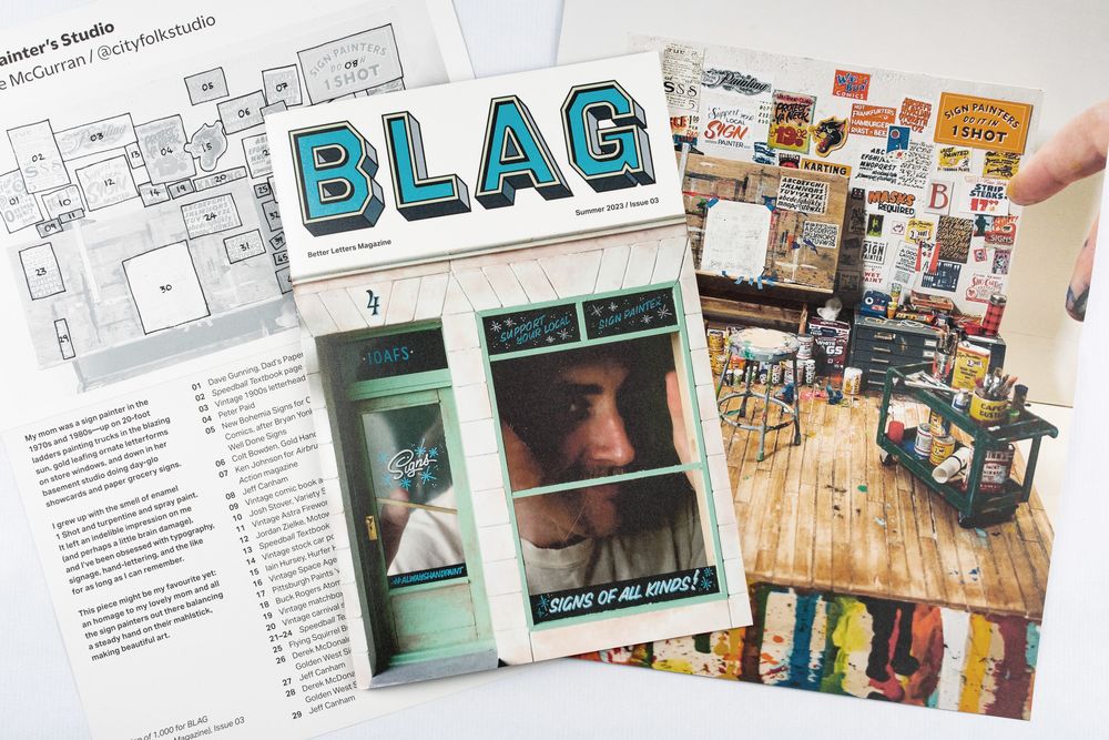 What's Inside Issue 03 of BLAG (Better Letters Magazine)?