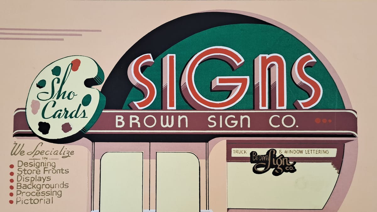 Ye Olde Sign Shoppe at the American Sign Museum