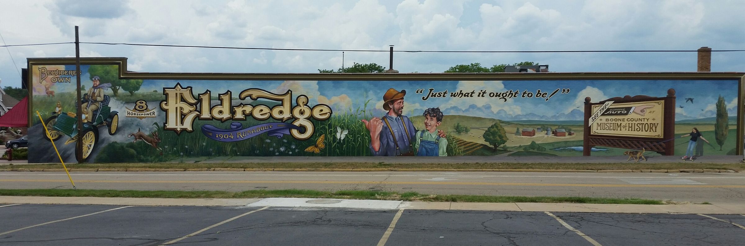 Mark Oatis’ Eldredge Mural in Belvidere, Illinois